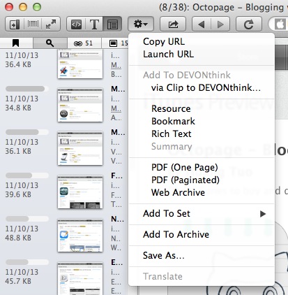 DEVONagent for Web Searching Sponsor - Macdrifter